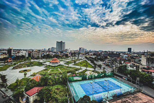Vista para o parque