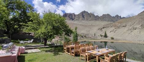 Opções para refeição ao ar livre