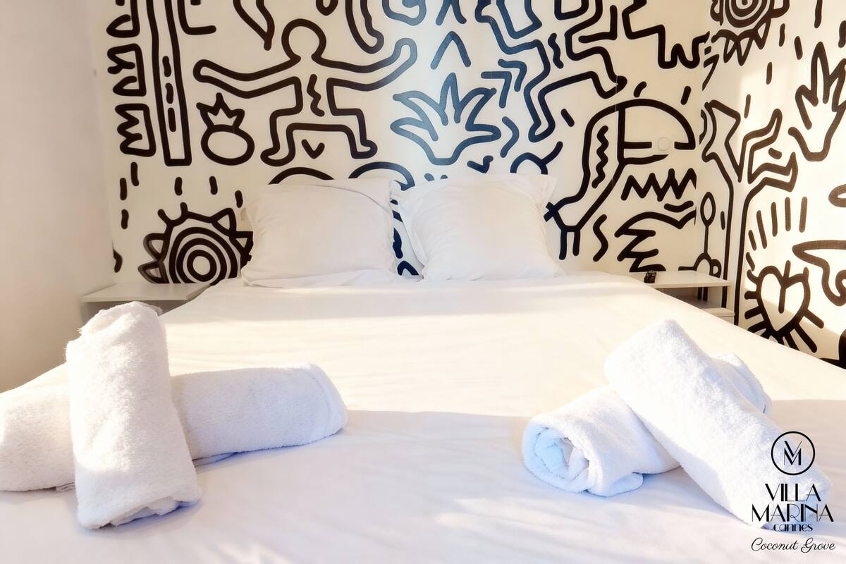 Apartamento Deluxe, terraço (COCONUT GROVE) | 1 quarto, lençóis de algodão egípcio, roupa de alta qualidade