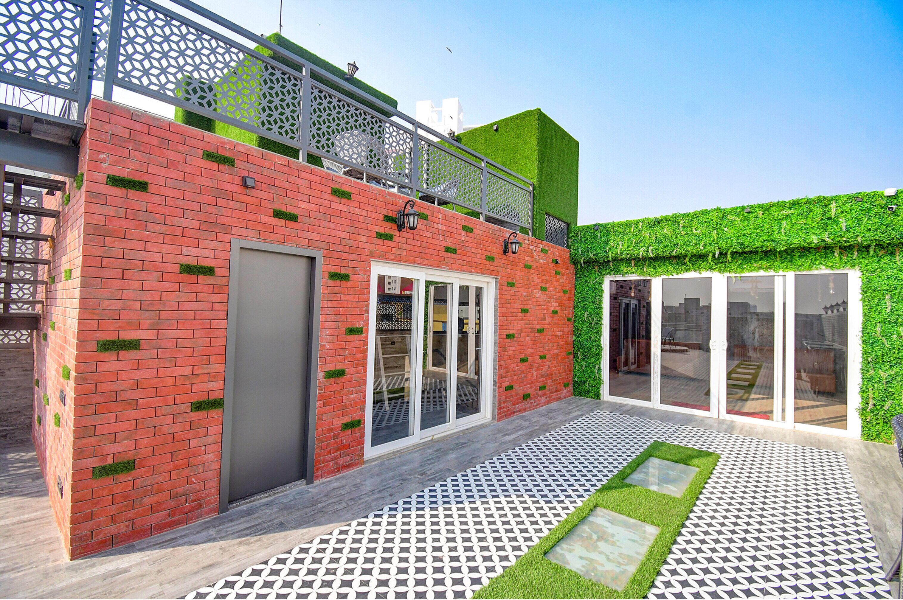 Terraço no piso superior