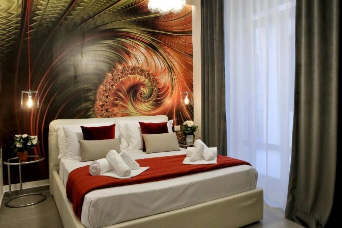 Quarto casal luxo, vista para o pátio (3) | Cofres nos quartos, cortinas blackout, quartos à prova de som