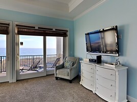 Casa, várias camas, varanda, vista para o oceano | Interior