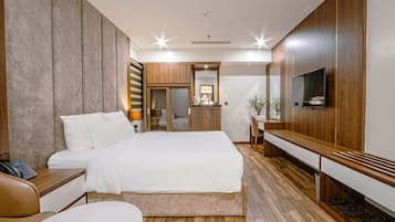 Quarto standard | 1 quarto, roupas de cama premium, frigobar, cofres nos quartos