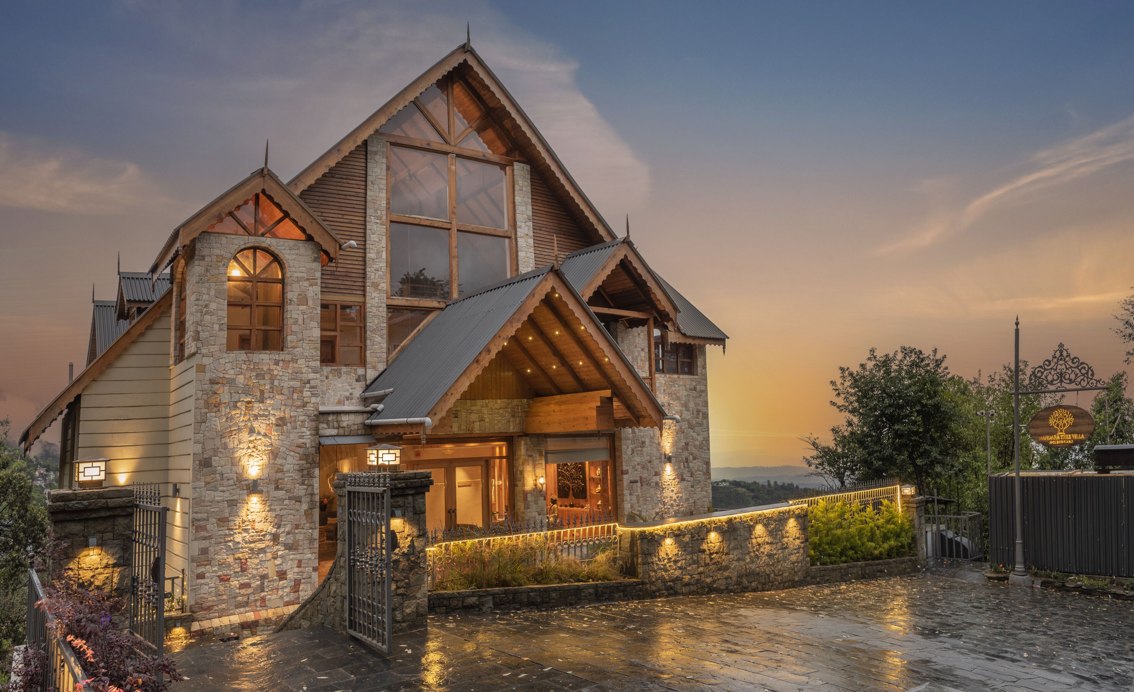 Fachada da propriedade