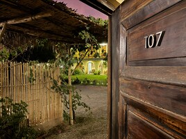 Quarto casal superior, no piso térreo | Vista do quarto