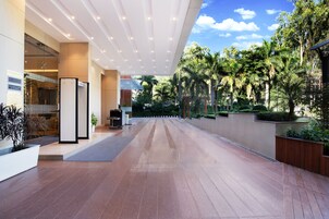 Entrada do alojamento