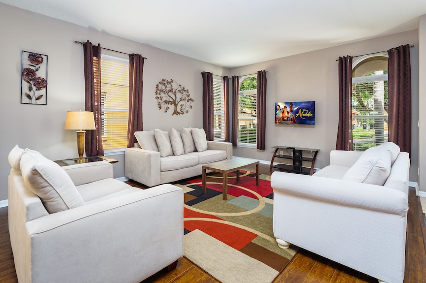 Watersong Heights, A Spacious 6 Bedroom Villa On The Gated Watersong Resort - Davenport, FL