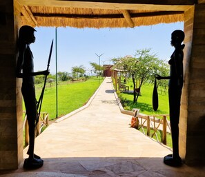 Entrada do alojamento