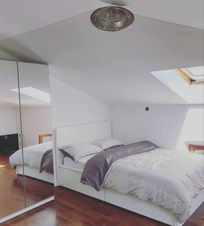 Apartamento, 1 cama queen-size | 1 quarto, roupa de cama fornecida 