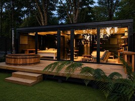 Cabaña con Hot Tub 1 | Vista do alojamento