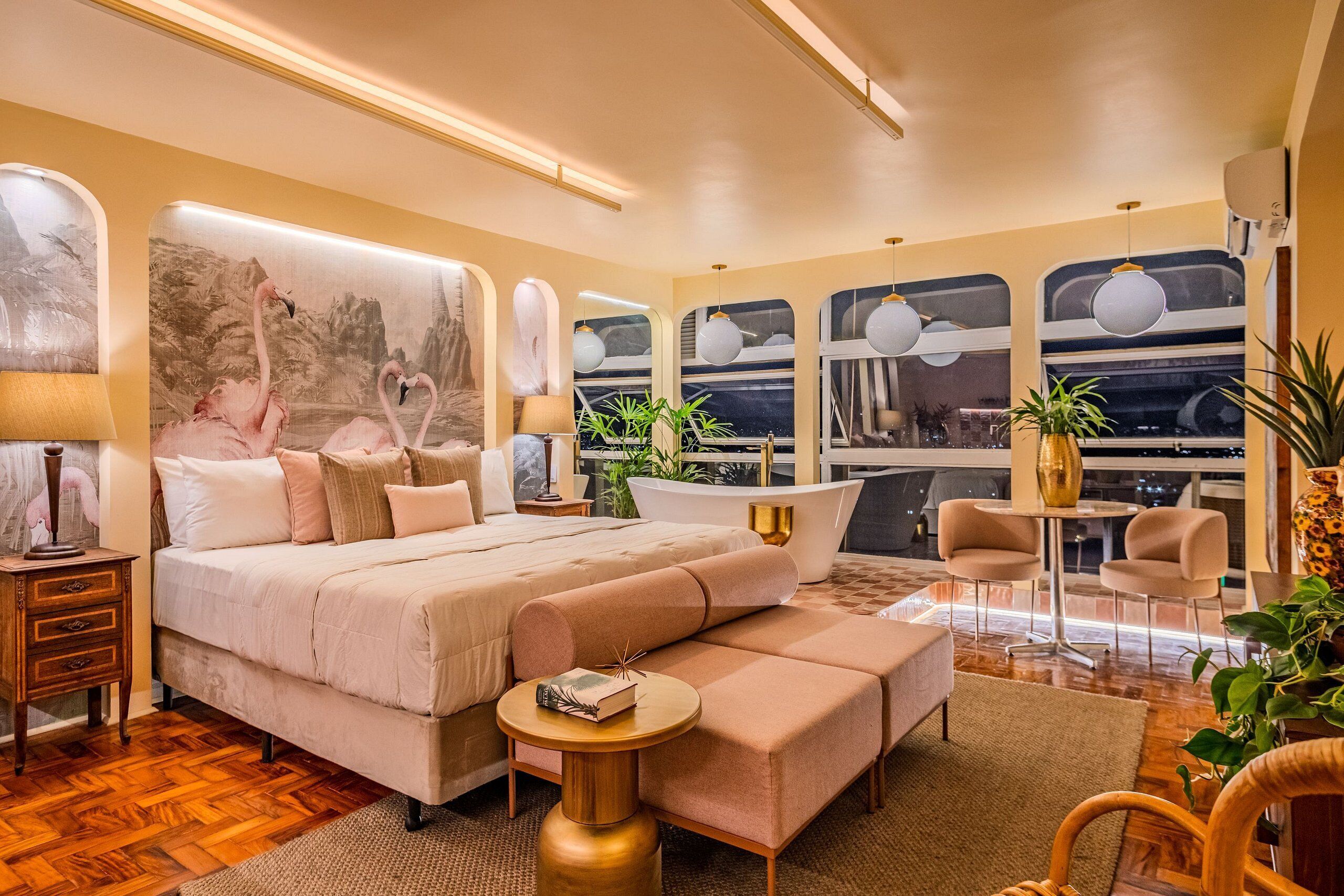 Apartamento Panorâmico | 1 quarto, com decoração personalizada, Wi-fi grátis 