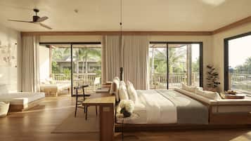 Suite, vista para o oceano | 1 quarto, minibar com produtos grátis, cofre no quarto, secretária
