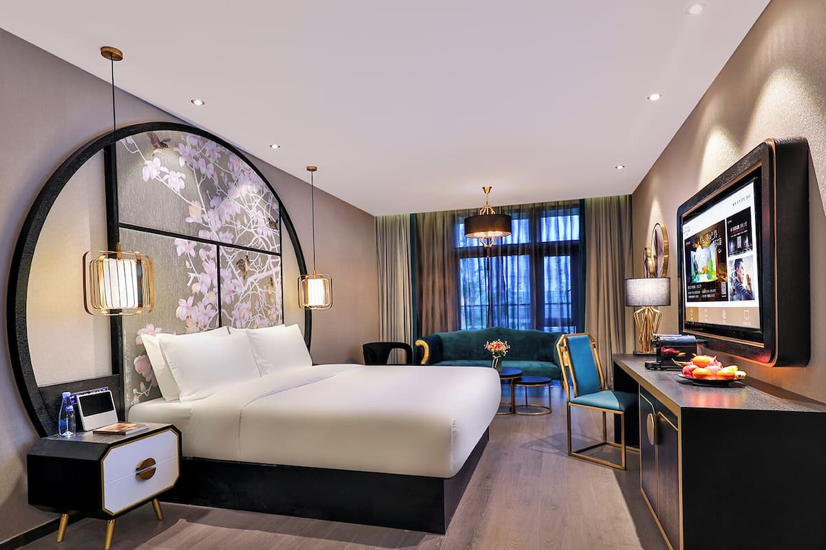 Quarto Duplo de Luxo | Minibar grátis, Wi-fi grátis, roupa de cama fornecida 