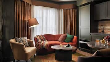 Quarto Club, 1 cama queen-size, não fumadores | Roupa de alta qualidade, cofre no quarto, com decoração personalizada