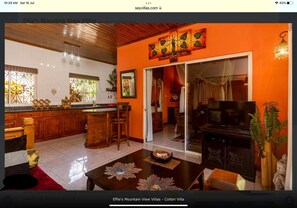 Villa, 1 quarto, fumadores, varanda | Sala