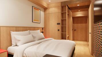 Quarto Comfort | Minibar, cofre no quarto, secretária, cortinas/cortinados opacos