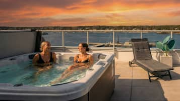 Apartamento premium, 2 quartos, terraço | Terraço/pátio