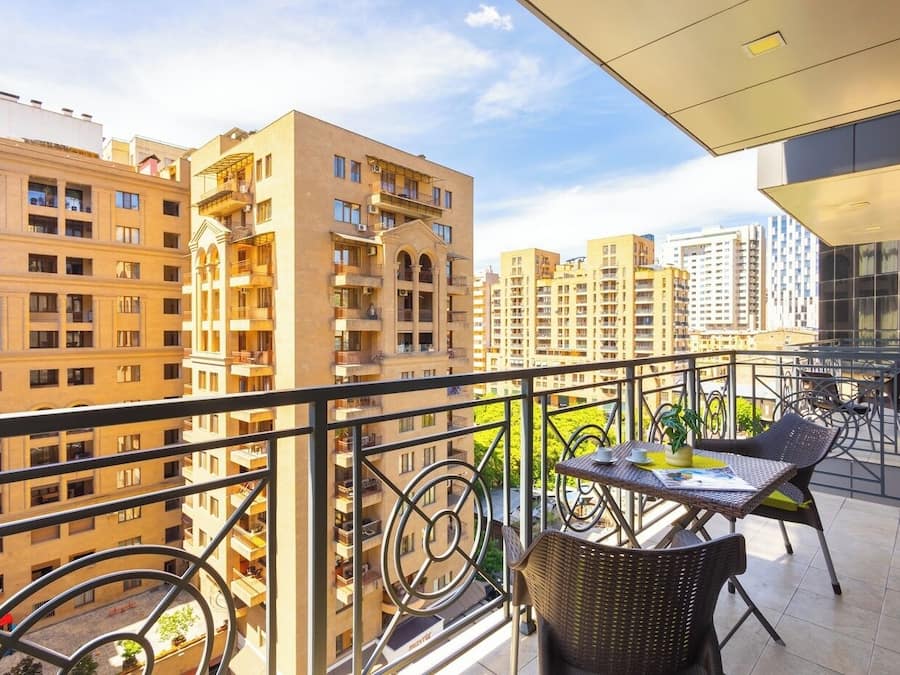 Apartamento Superior, 1 quarto, varanda, Vista para a cidade | Varanda