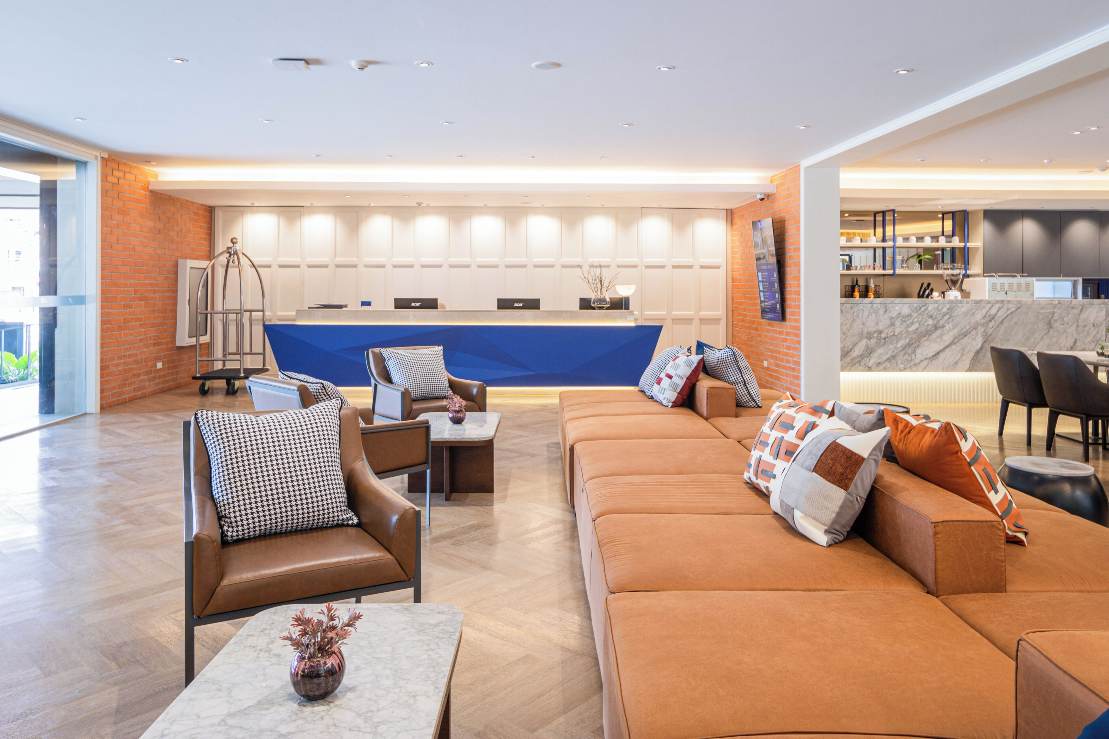 Sala de estar do lobby