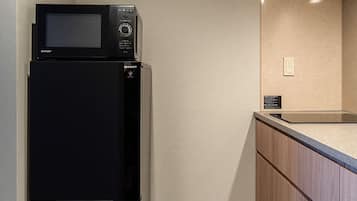 Estúdio luxo | Cozinha privada | Geladeira, micro-ondas, cooktop, chaleira elétrica