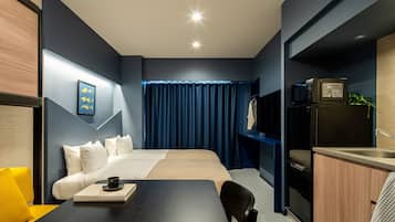 Estúdio conforto | 1 quarto, roupas de cama premium, cortinas blackout