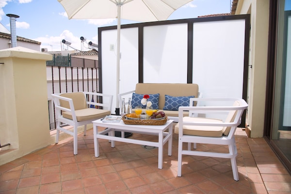 Dúplex, varanda | Terraço/pátio interior
