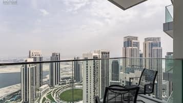 Apartamento superluxo, 1 quarto | Terraço/pátio