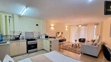 Apartamento | 1 quarto, ferro/tábua de engomar, Wi-fi grátis, roupa de cama fornecida