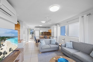 Apartamento, 2 quartos (Saltwater) | Wi-fi grátis, roupa de cama fornecida 