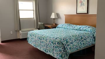 Quarto Individual Básico, 1 cama king-size, não fumadores | Wi-fi grátis, roupa de cama fornecida