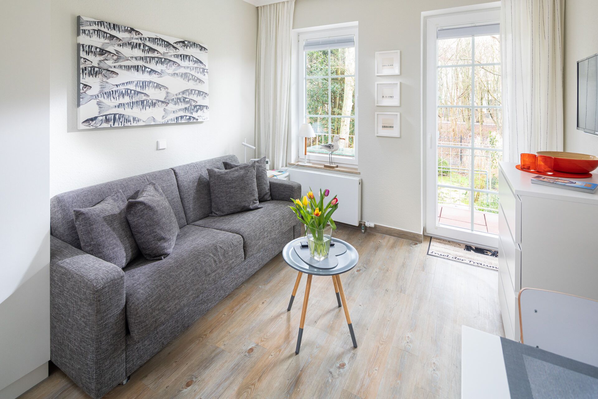 Geschmackvoll Eingerichtetes 1-raum-appartement Mit Balkon - Norderney