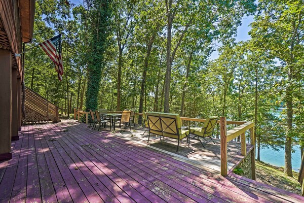 Home W/ Large Deck On Table Rock Lake! - Table Rock Lake