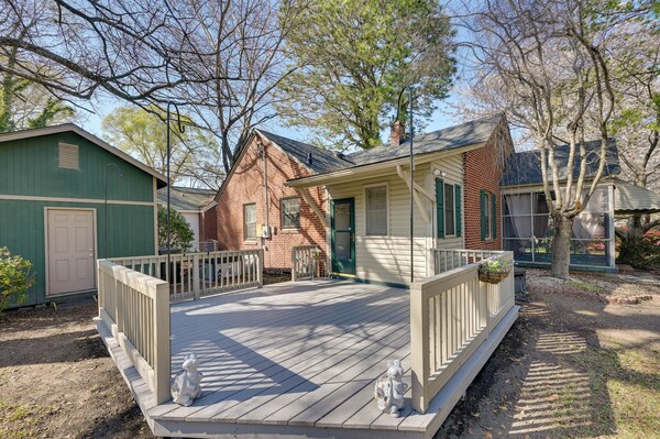 Quaint Goldsboro Home W/ Screened-in Porch! - Cliffs of the Neuse State Park, Seven Springs