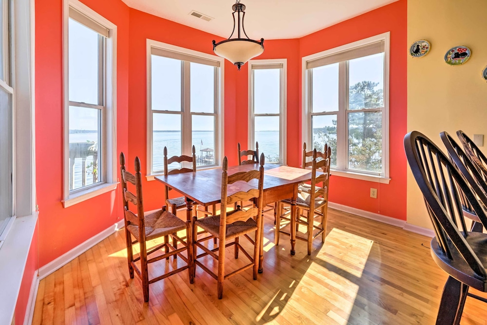 Charming Waterfront Home: Fish, Boat + More! - North Topsail Beach, NC