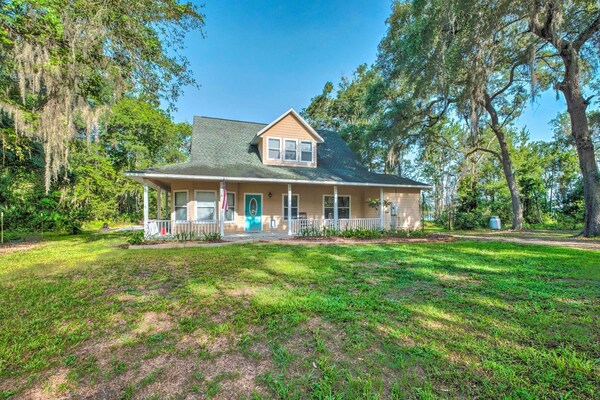 Lovely Hawthorne Home W/ Private Boat Dock! - Hawthorne, FL