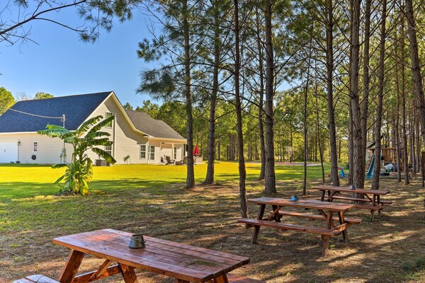 Bright Hopkins Home W/ Game Room & Fire Pit! - Congaree National Park, South Carolina