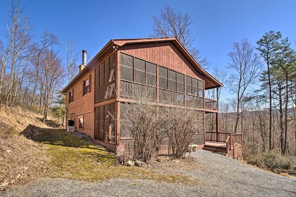 Cabin W/ Decks & Fire Pit Near Lost River! - Lost River State Park, Mathias