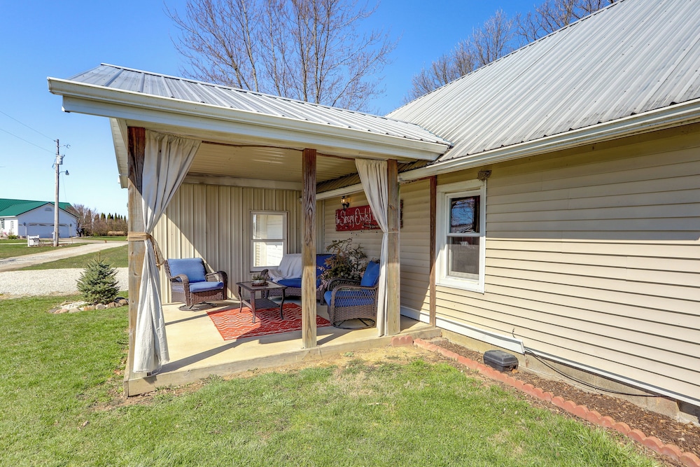 Quiet Shiloh Retreat W/ Spacious Yard & Fireplace! - Findley State Park, Wellington