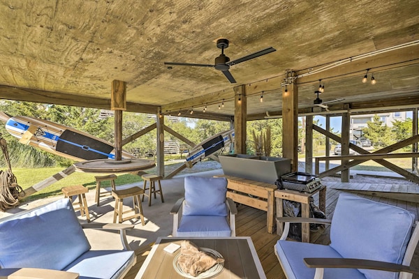 Lovely Avon Home: Walk To Bay & Boat Launch! - Outer Banks, NC