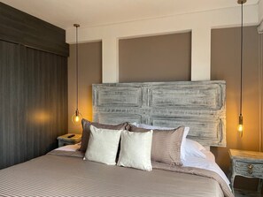 Apartamento Exclusivo, 4 quartos, terraço, vista para a cidade | Camas de colchão pillowtop, cofre no quarto 