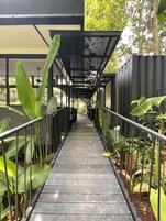 Entrada do alojamento