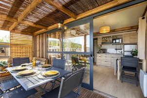 Chalé premium | Terraço/pátio