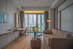 Suíte estúdio urbana | Frigobar, quartos à prova de som, Wi-Fi de cortesia, roupa de cama