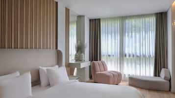 Executive King Room | 1 quarto, roupas de cama de algodão egípcio, roupas de cama premium