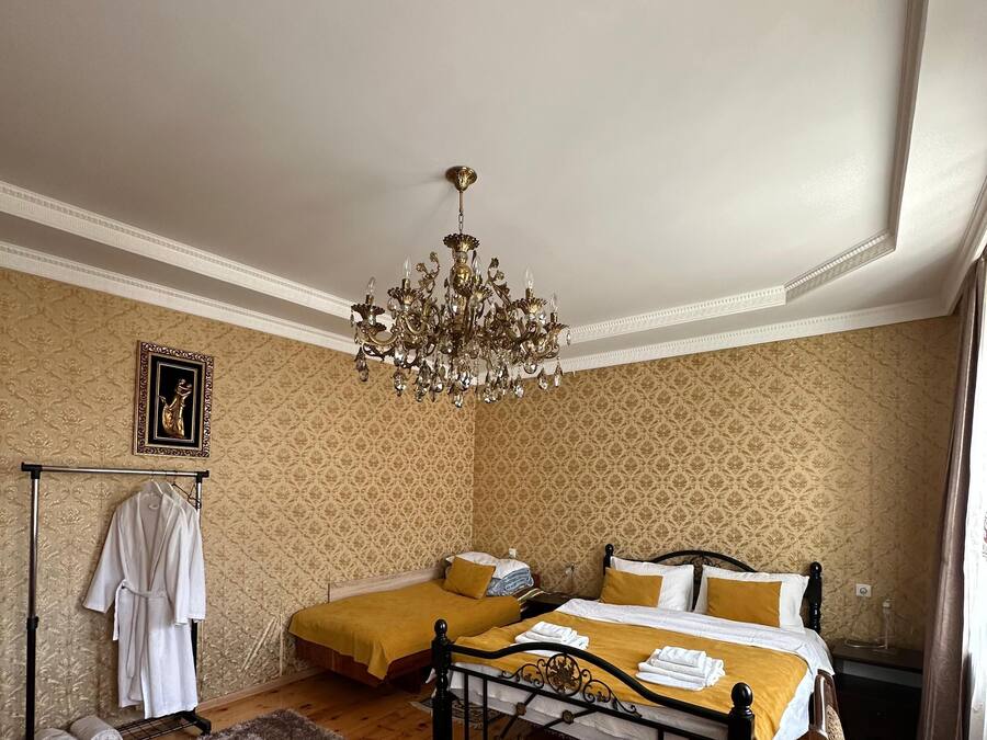 Artigos de higiene pessoal grátis, chinelos, toalhas fornecidas