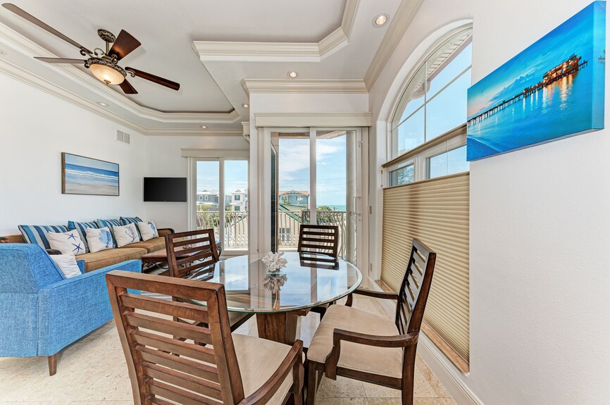 Gulf & Bay Views, Pool & Spa, Game Zones, Elevator, Rooftop Deck, Steps To Beach - Bradenton Beach