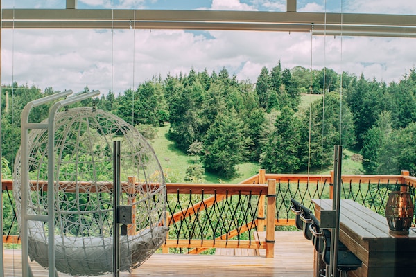 Cabana de Madeira Premium | Vista do quarto