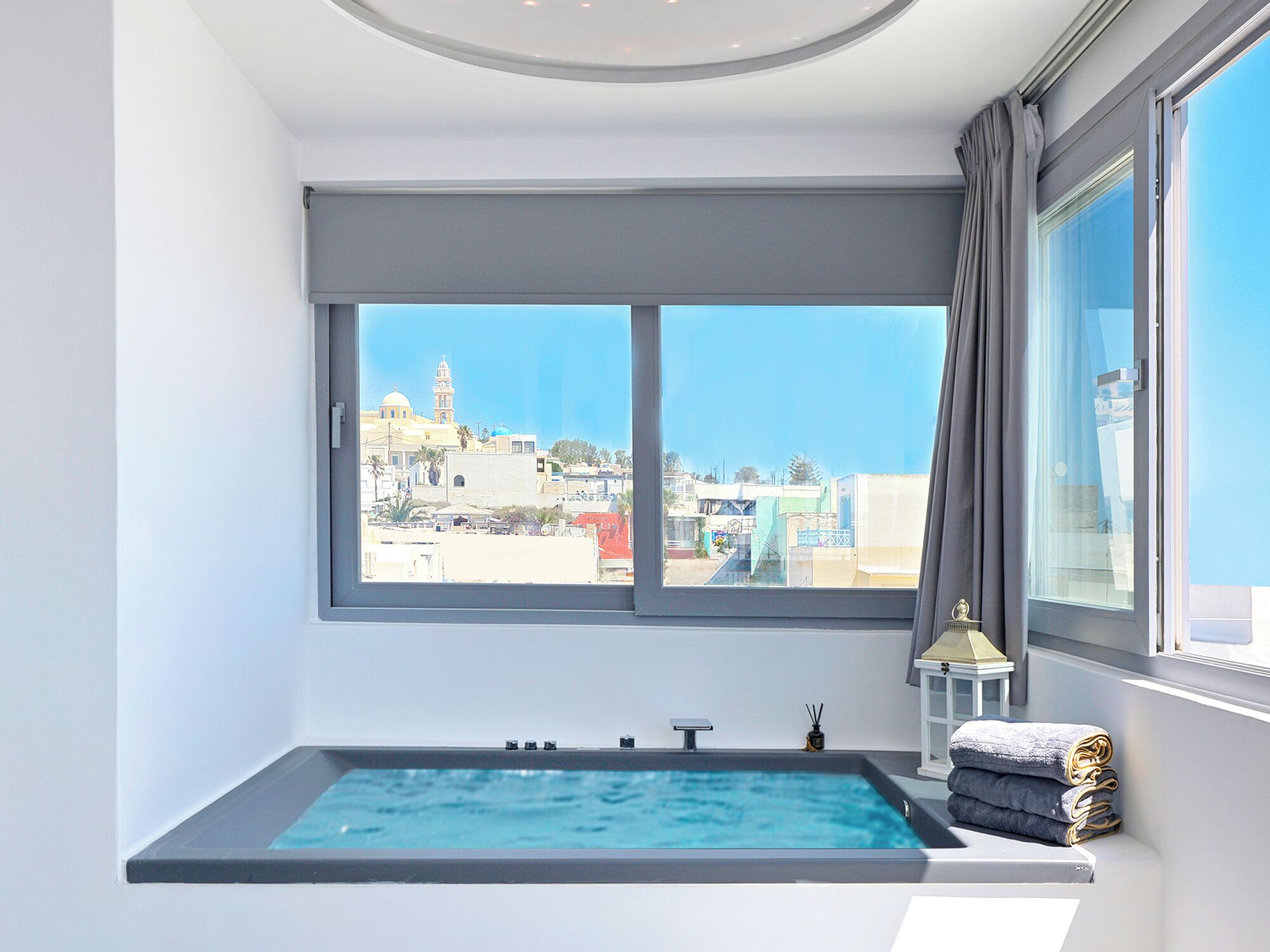 Superior Suite with Sea View and Hot tub | Lençóis de algodão egípcio, roupa de alta qualidade, cofre no quarto 