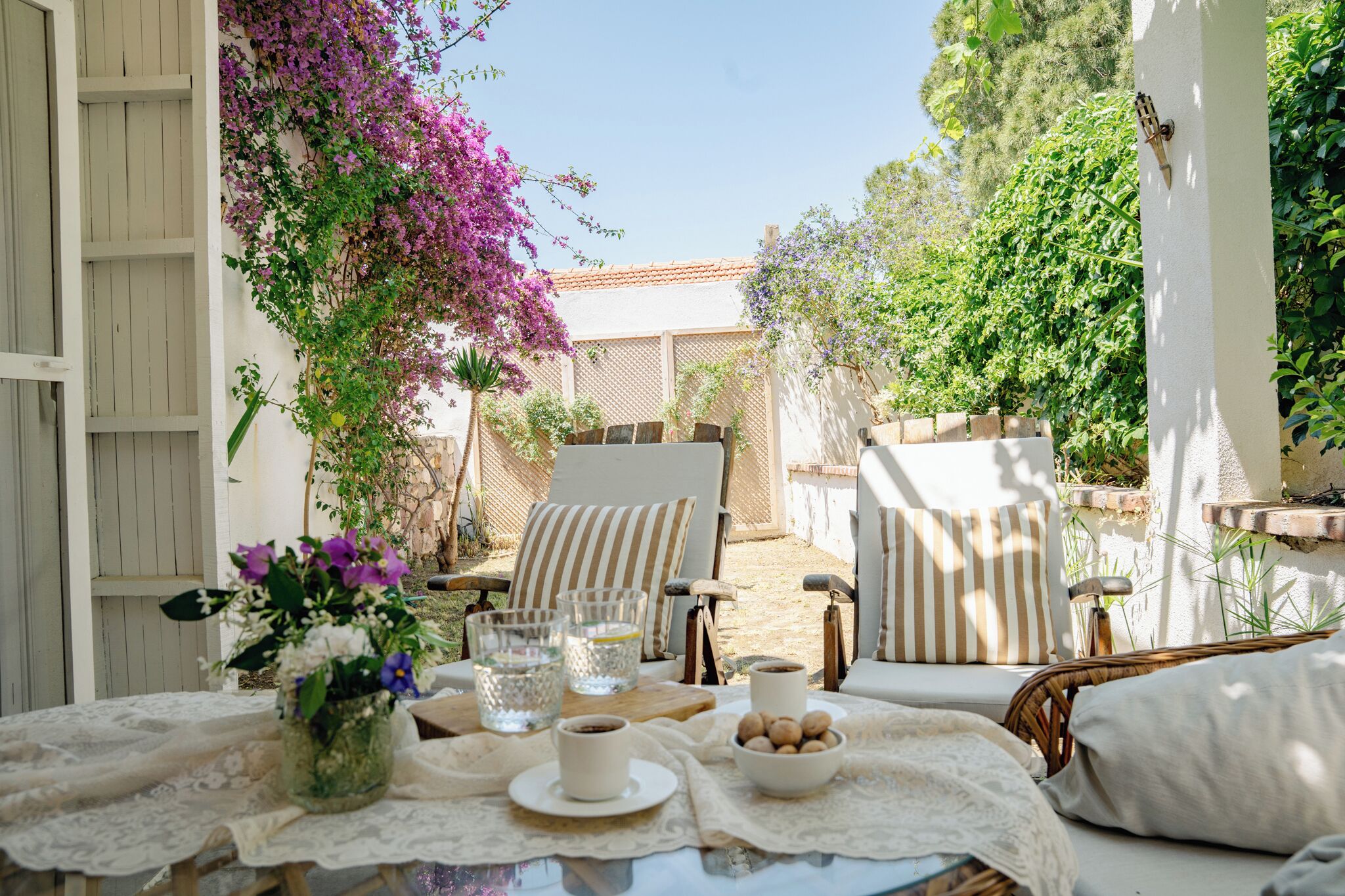 Deluxe Room with Garden and Fireplace | Lençóis de algodão egípcio, roupa de alta qualidade 