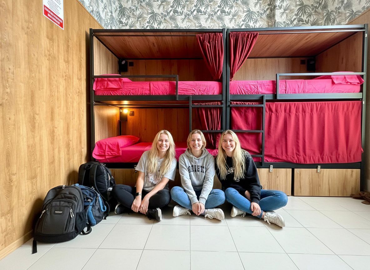 Dormitório compartilhado conforto, em dormitório misto, para não fumantes | Roupas de cama de algodão egípcio, roupas de cama premium